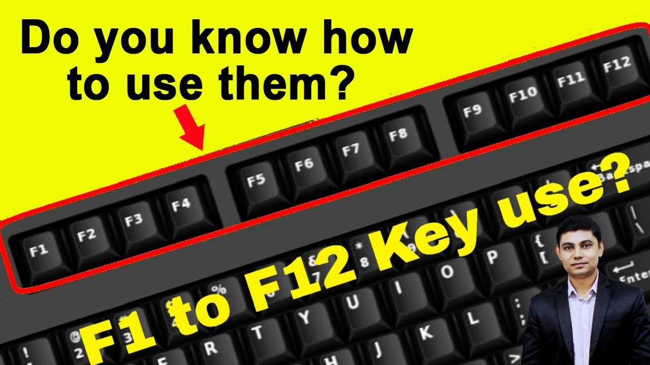 Que signifie F sur les touches du clavier F1 F2 F3 F4 etc ? | TechDiy.info