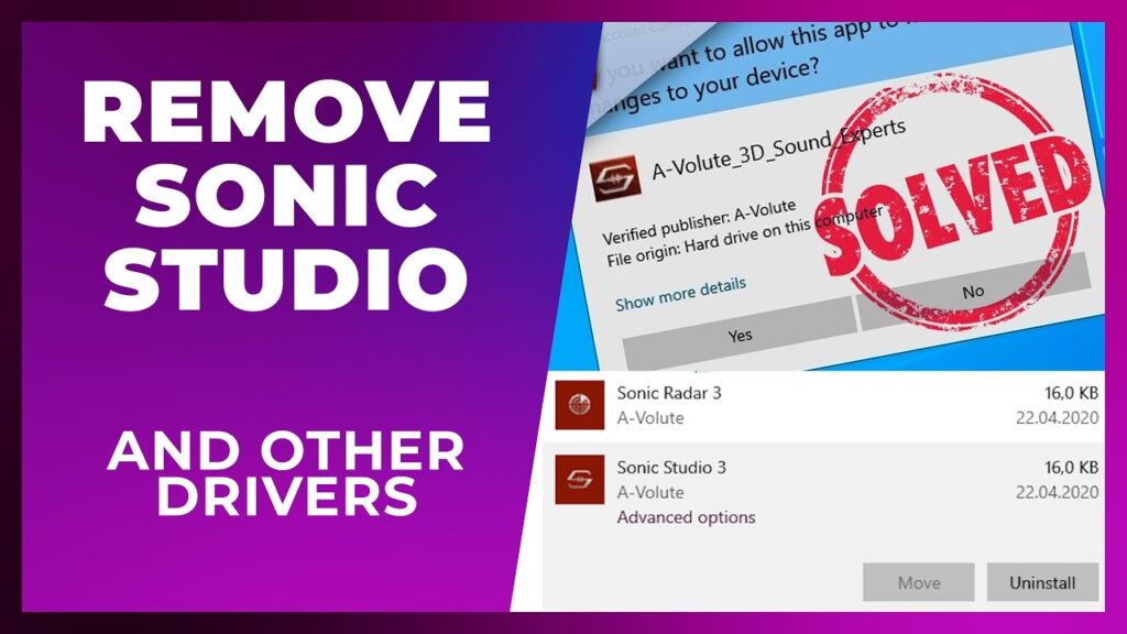 Puis-je désinstaller Sonic Studio 3 ? | TechDiy.info