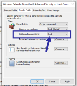 How do I block outbound connections in Windows Firewall? – TechDIY.info