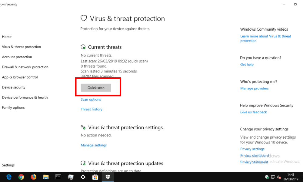 How do I check for viruses on Windows 10? - TechDIY.info