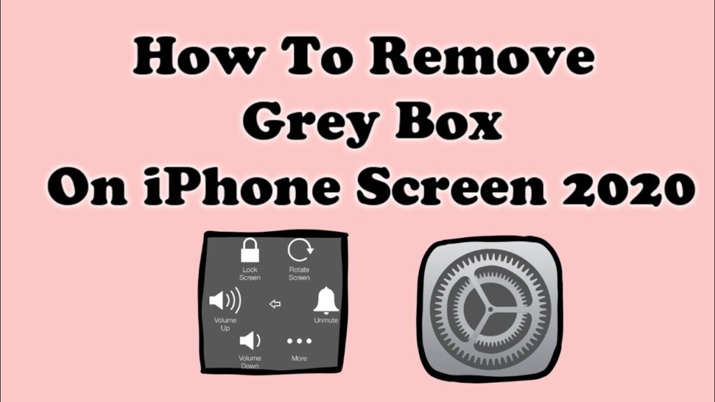 How do I get rid of the rectangle on my iPhone screen? | TechDiy.info