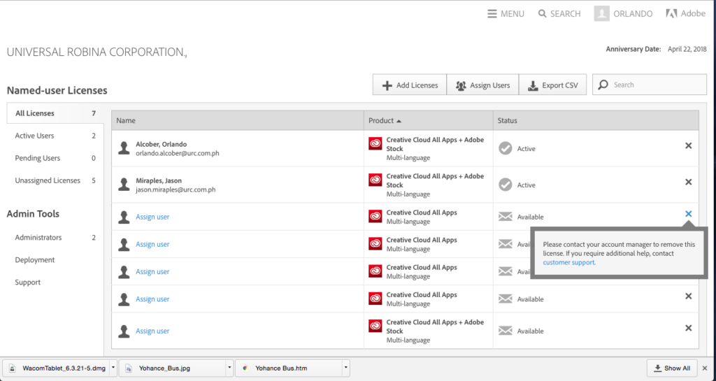 How do I remove license from Adobe admin console? | TechDiy.info