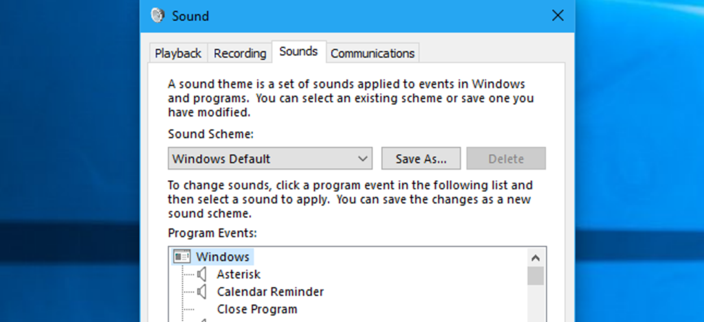 How do I turn off mouse click sound?