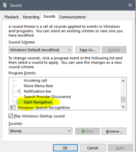 Como desativo o som do clique do mouse? | TechDiy.info