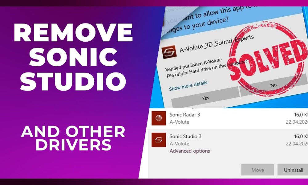 How do I uninstall Sonic Radar 3? - TechDIY.info