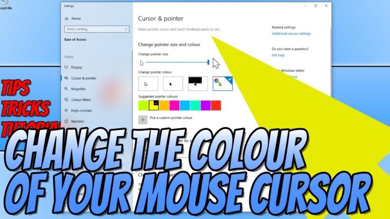 How do I make my cursor a red dot? | TechDiy.info