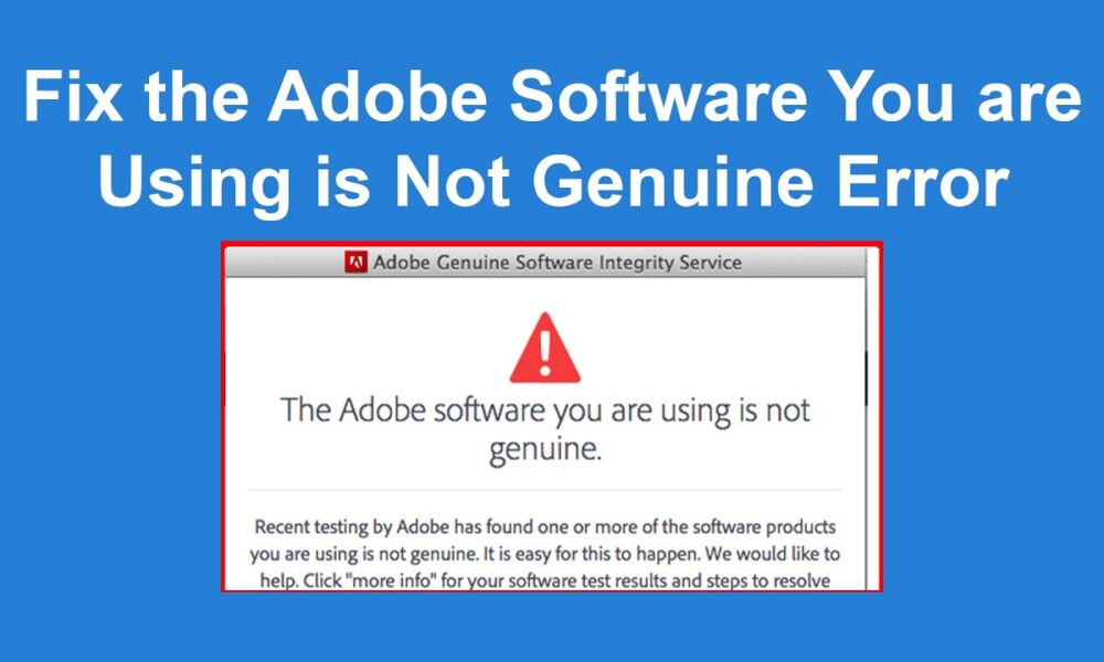 How to check if Adobe software is genuine or not? – TechDIY.info
