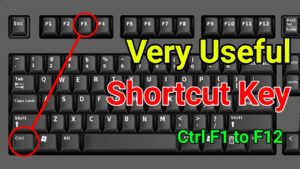 What does Ctrl F12 do? | TechDiy.info