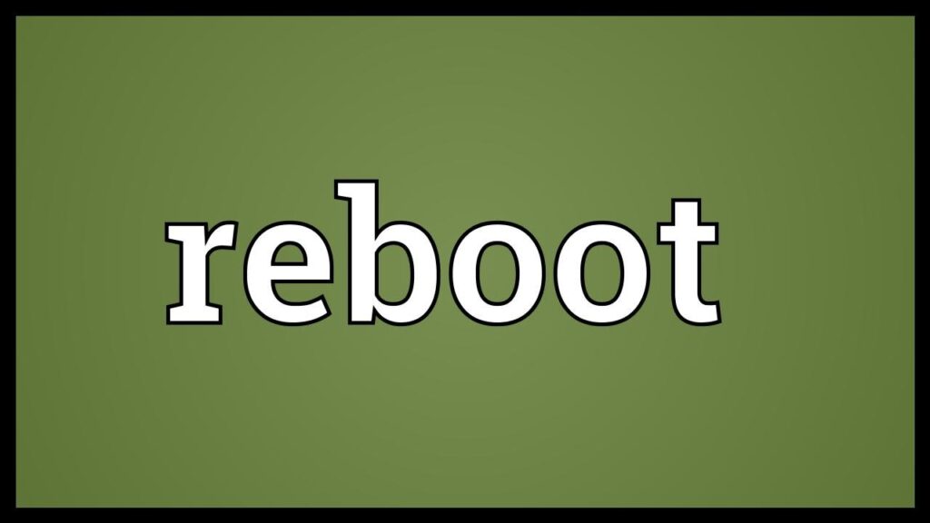 What does it mean by rebooting? | TechDiy.info
