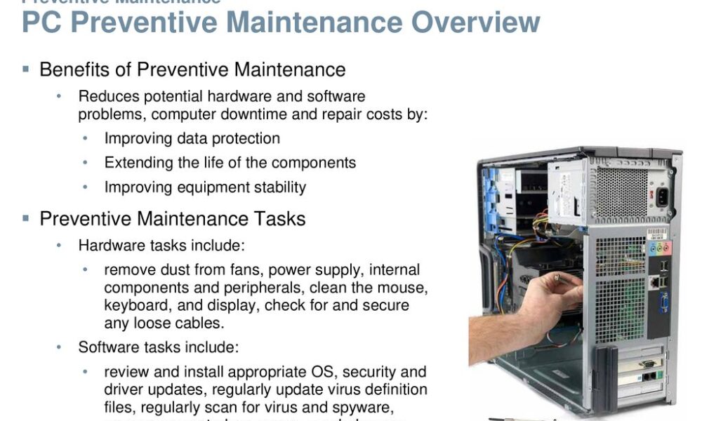 What is preventive maintenance in computer? – TechDIY.info