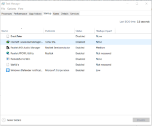 What is the average boot time for Windows 10? | TechDiy.info