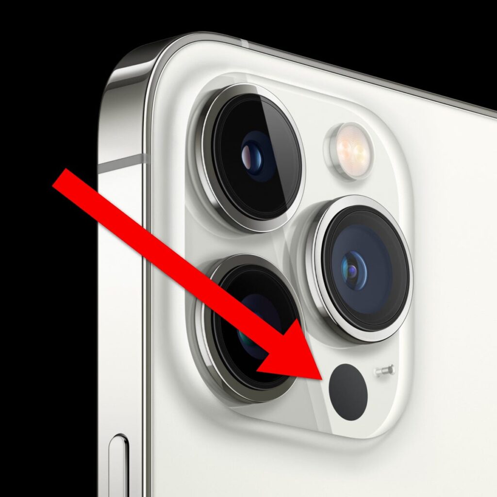 What is the small dot on the iPhone 12 camera? | TechDiy.info