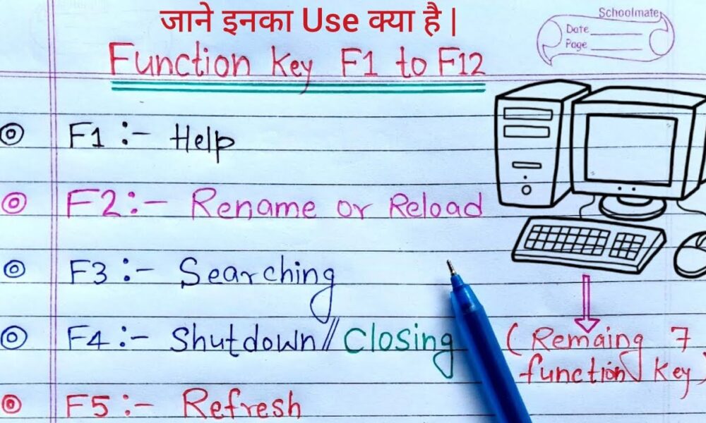 What is the use of F1 to F12 keys PDF? – TechDIY.info