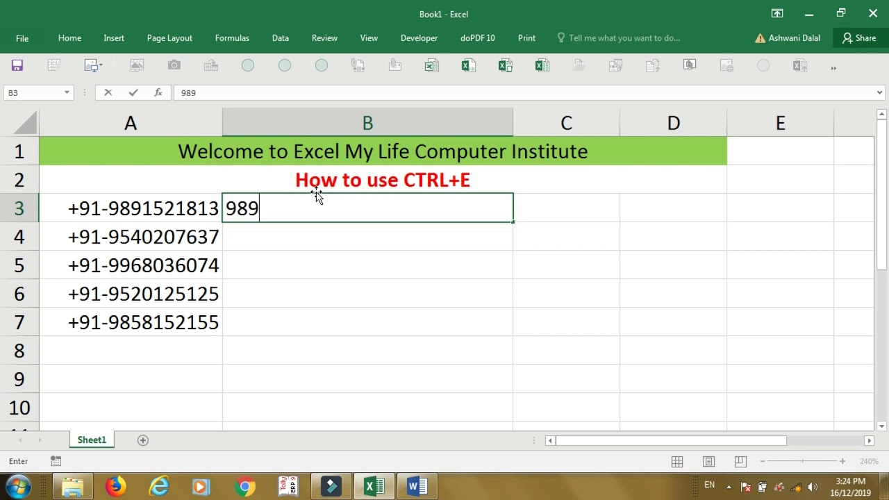 Why Is Ctrl E Not Working In Excel TechDIY info