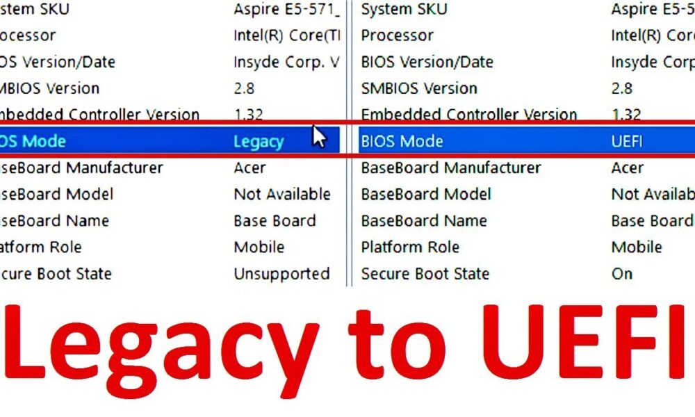 Can I convert BIOS to UEFI? – TechDIY.info Can I convert BIOS to UEFI? – TechDIY.info