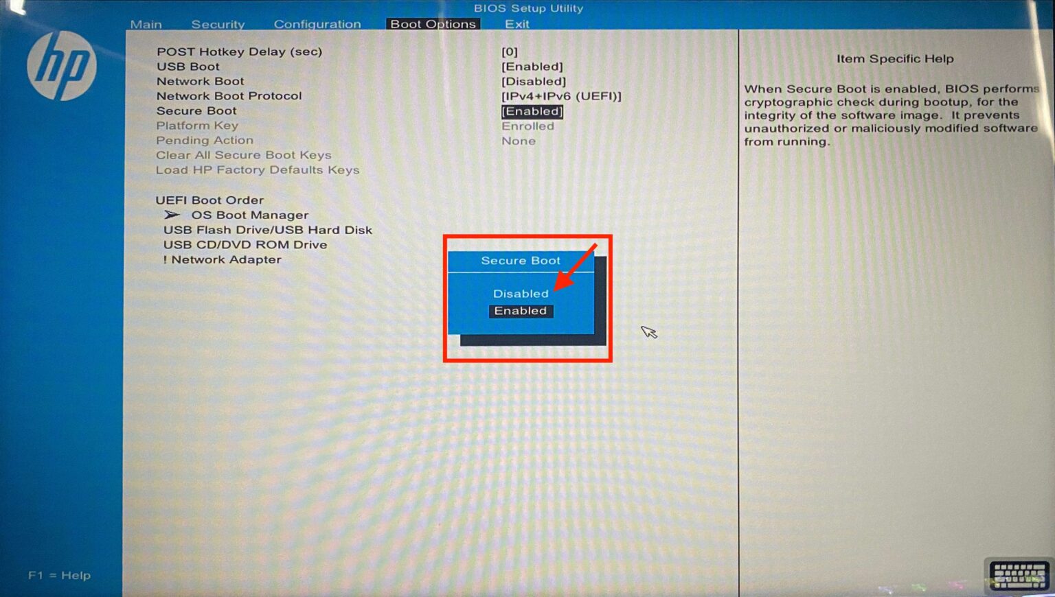 Does Disabling Secure Boot Increase Performance