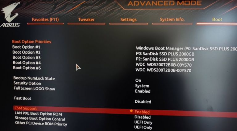 Does Windows 11 require CSM?