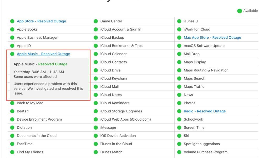 How do I check my Apple server status? – TechDIY.info