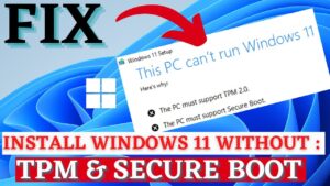 Comment installer Windows 11 sans TPM et démarrage sécurisé ? - TechDIY ...