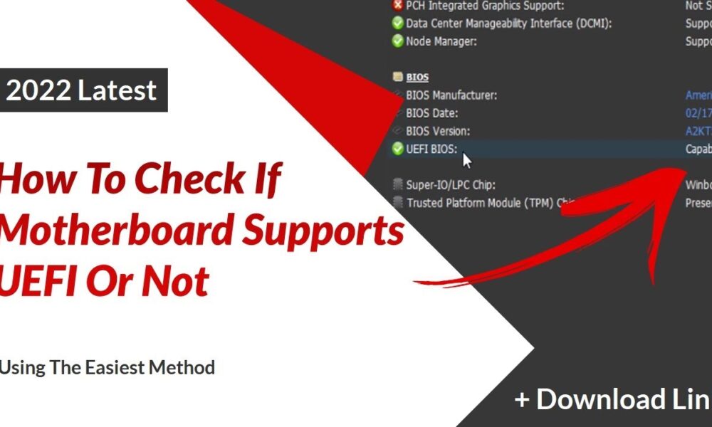 How do I know if my motherboard supports UEFI EFI? – TechDIY.info