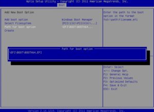 How do I manually add UEFI boot options? | TechDiy.info