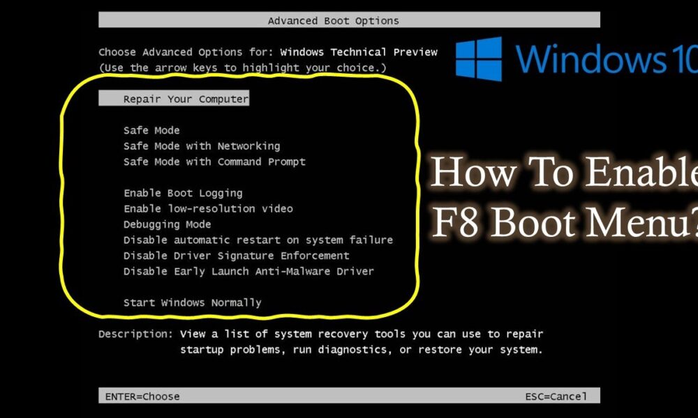 How do I turn on boot options? – TechDIY.info