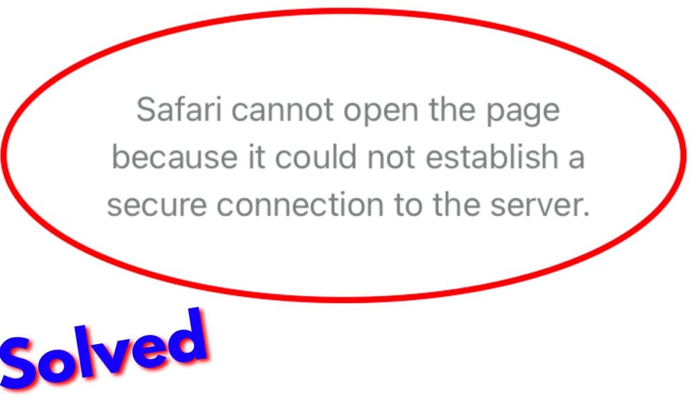 What Does It Mean When It Says Safari Cannot Connect To The Server