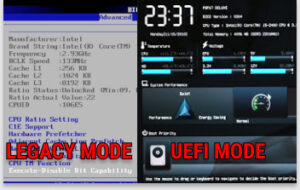 Qual é a diferença entre o modo de inicialização Legacy e UEFI ...