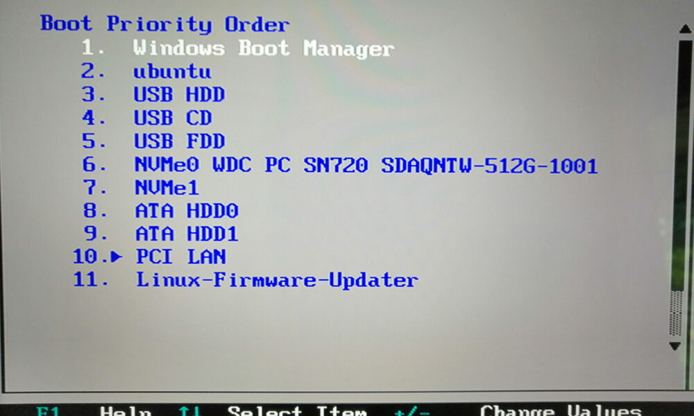 What should boot priority order be? – TechDIY.info
