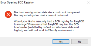 Where is Boot Configuration Data stored? | TechDiy.info