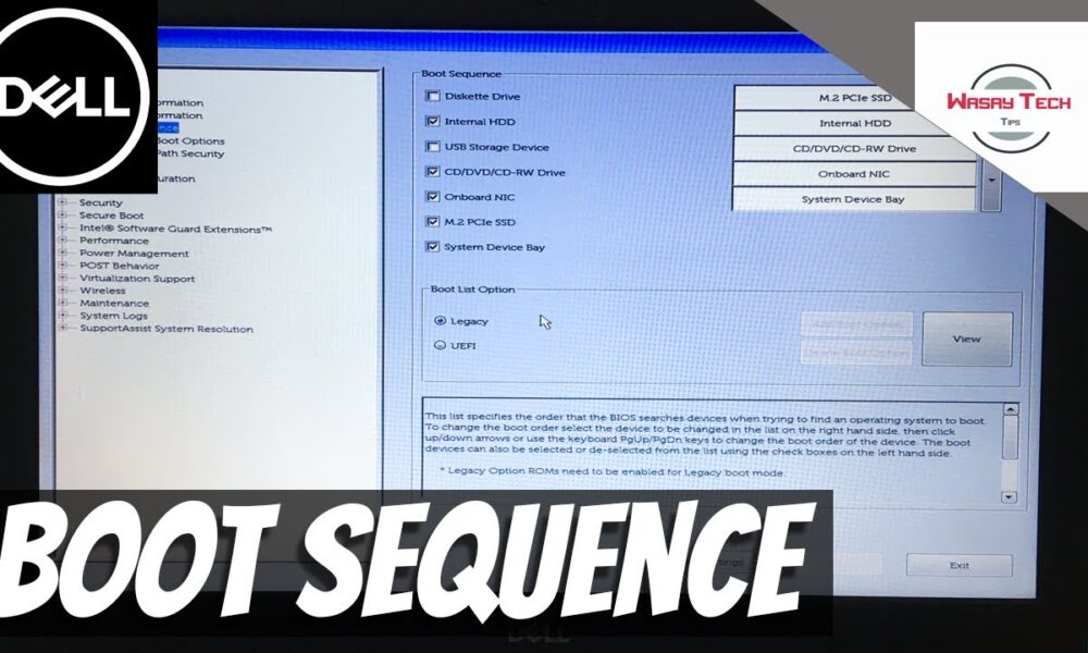 Where is boot sequence on a Dell? – TechDIY.info