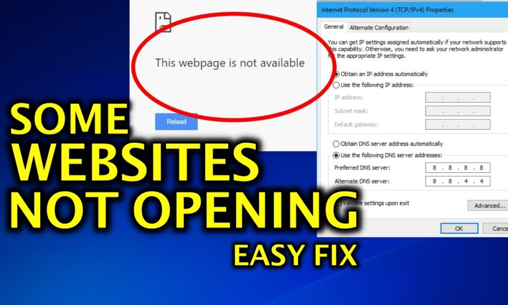 Why some sites are not opening? – TechDIY.info