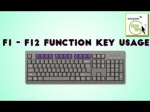 What is the function of F1 F2 and F3 buttons in keyboard? | TechDiy.info