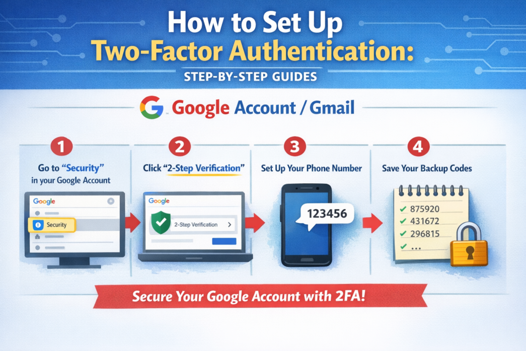 How to Set Up Two-Factor Authentication (2FA) on Every Account ...